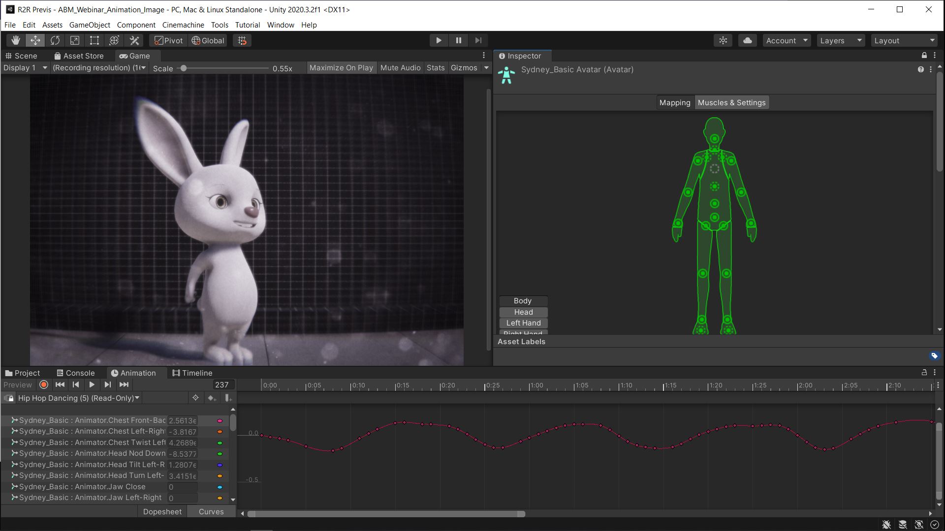 Bi-weekly webinars from Unity